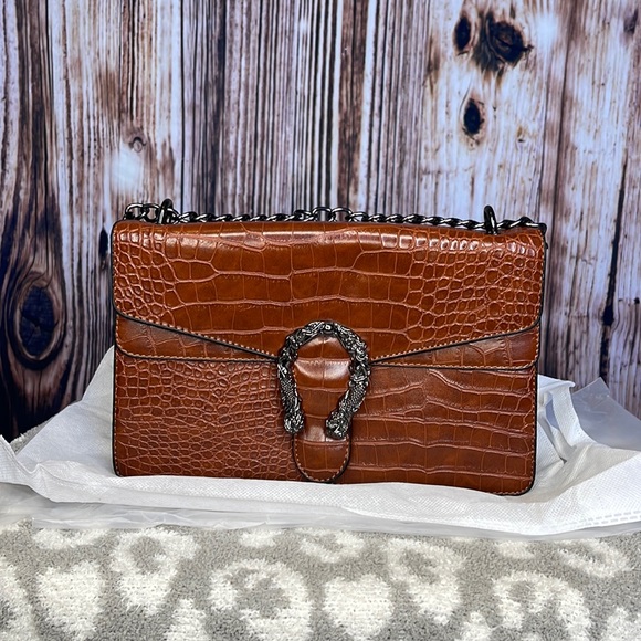 Boutique | Bags | Elegant Shoulder Handbag Brown Rust | Poshmark